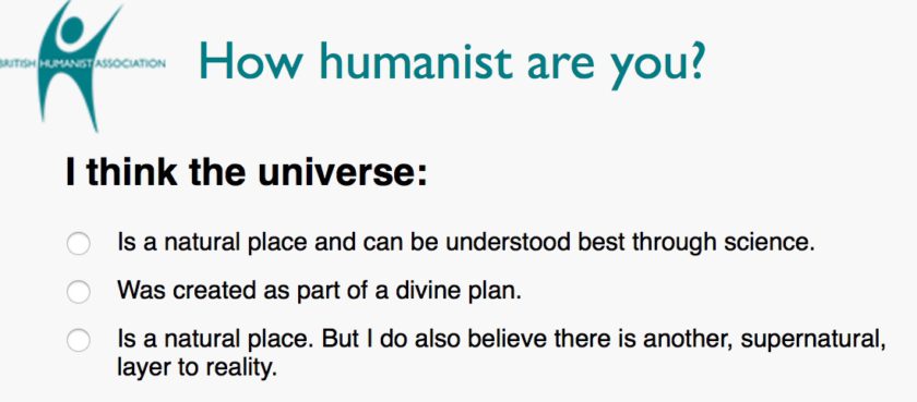 Quiz Time – How Humanist are you? – @BHAhumanists – Skeptical Science